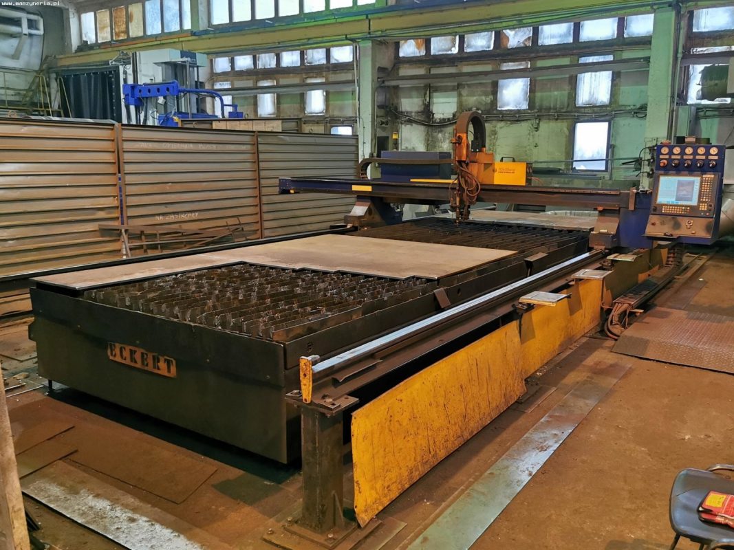 The plasma-oxygen cutting machine ECKERT AGAT SPEED