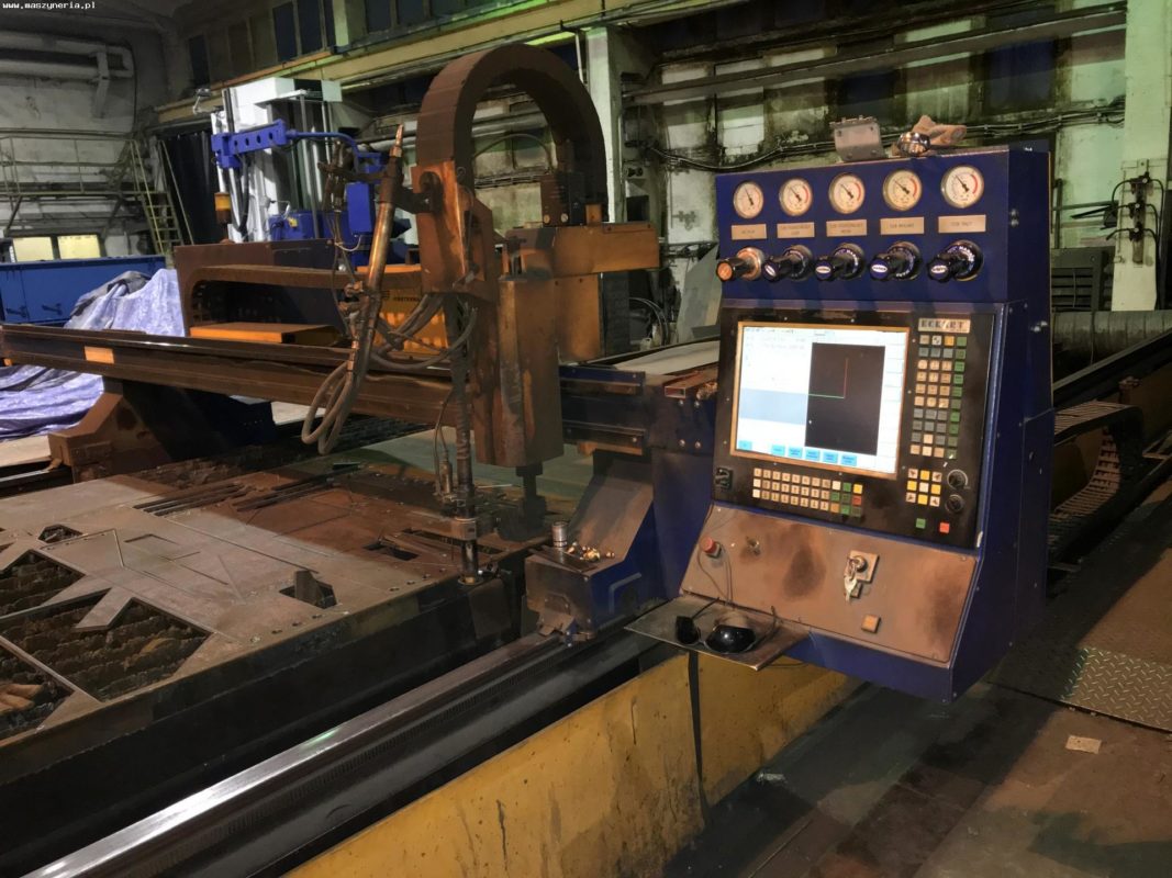 The plasma-oxygen cutting machine ECKERT AGAT SPEED