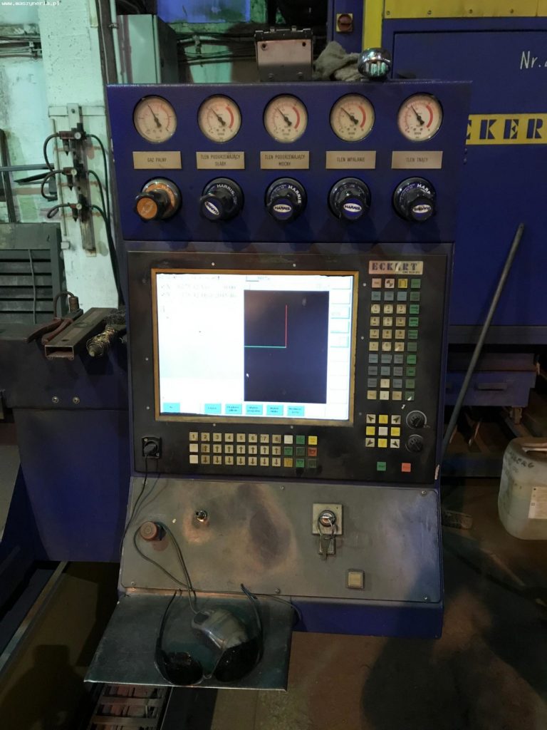 The plasma-oxygen cutting machine ECKERT AGAT SPEED