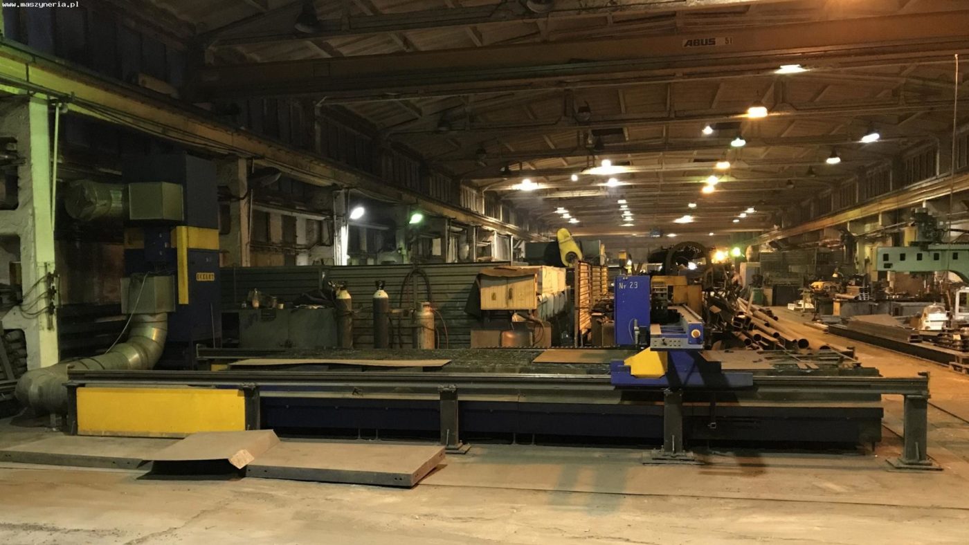 The plasma-oxygen cutting machine ECKERT AGAT SPEED