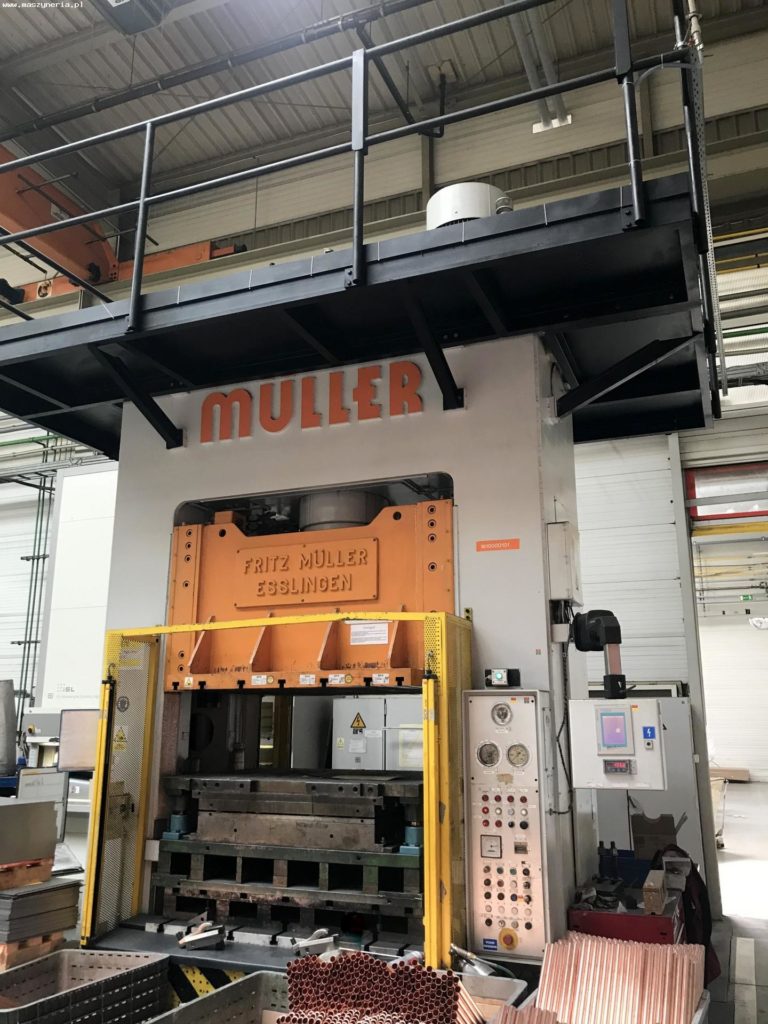 Double column hydraulical press MULLER WEINGARTEN ZE 315-16.24.4