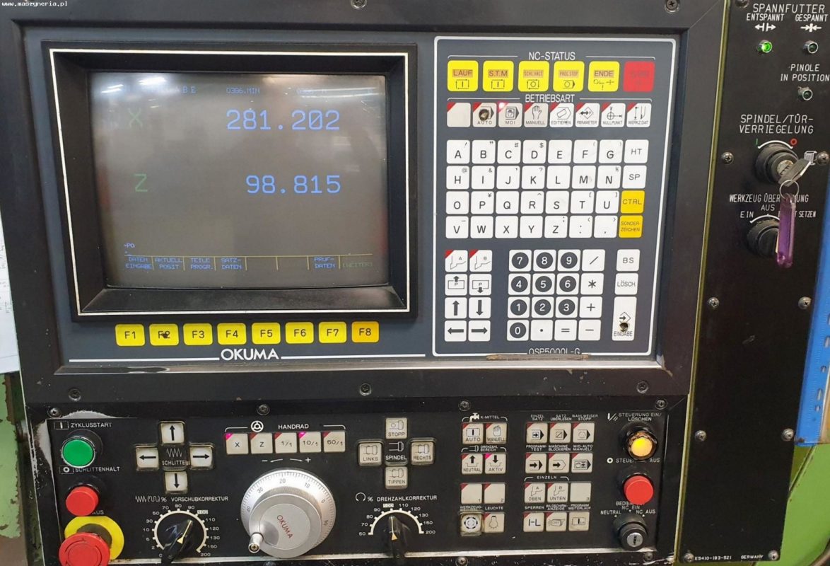 OKUMA LB 15 CNC lathe
