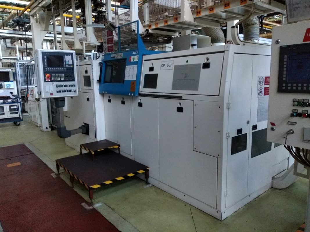 HEGENSCHEIDT DH45 CNC crankshaft turning-broaching machine