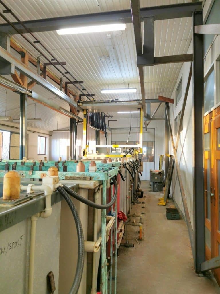 SCHLOTTER Galvanotechnik galvanising line