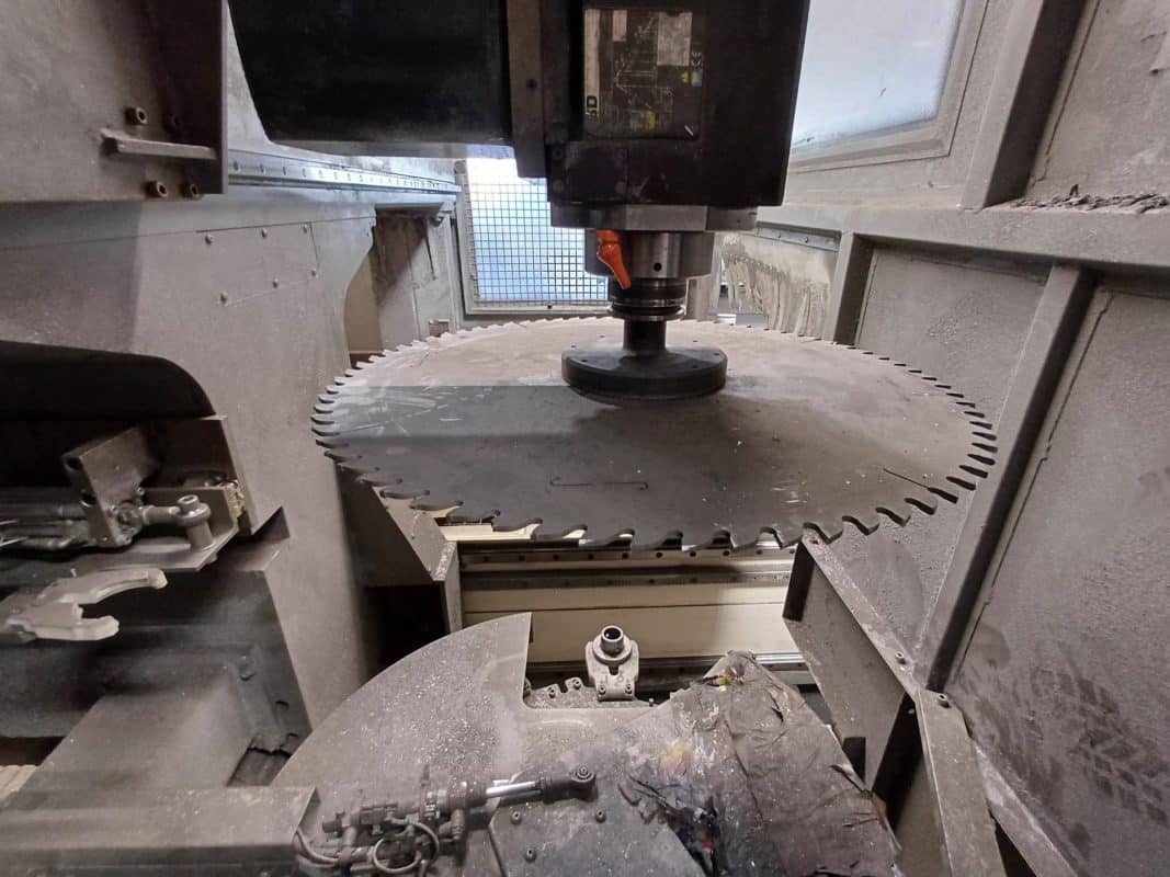 MECAL MC302 GEOS-5 aluminium profile machining centre