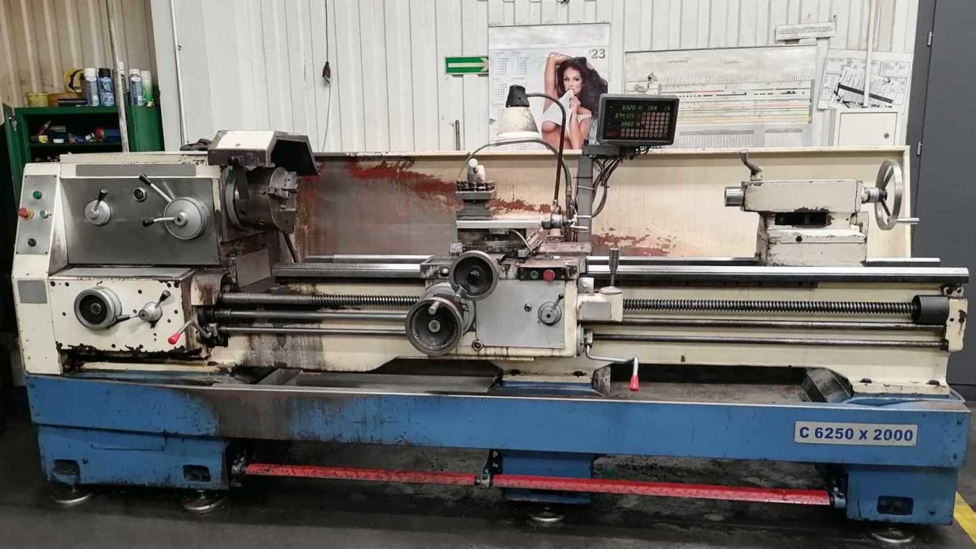 C 6250 x 2000 conventional lathe